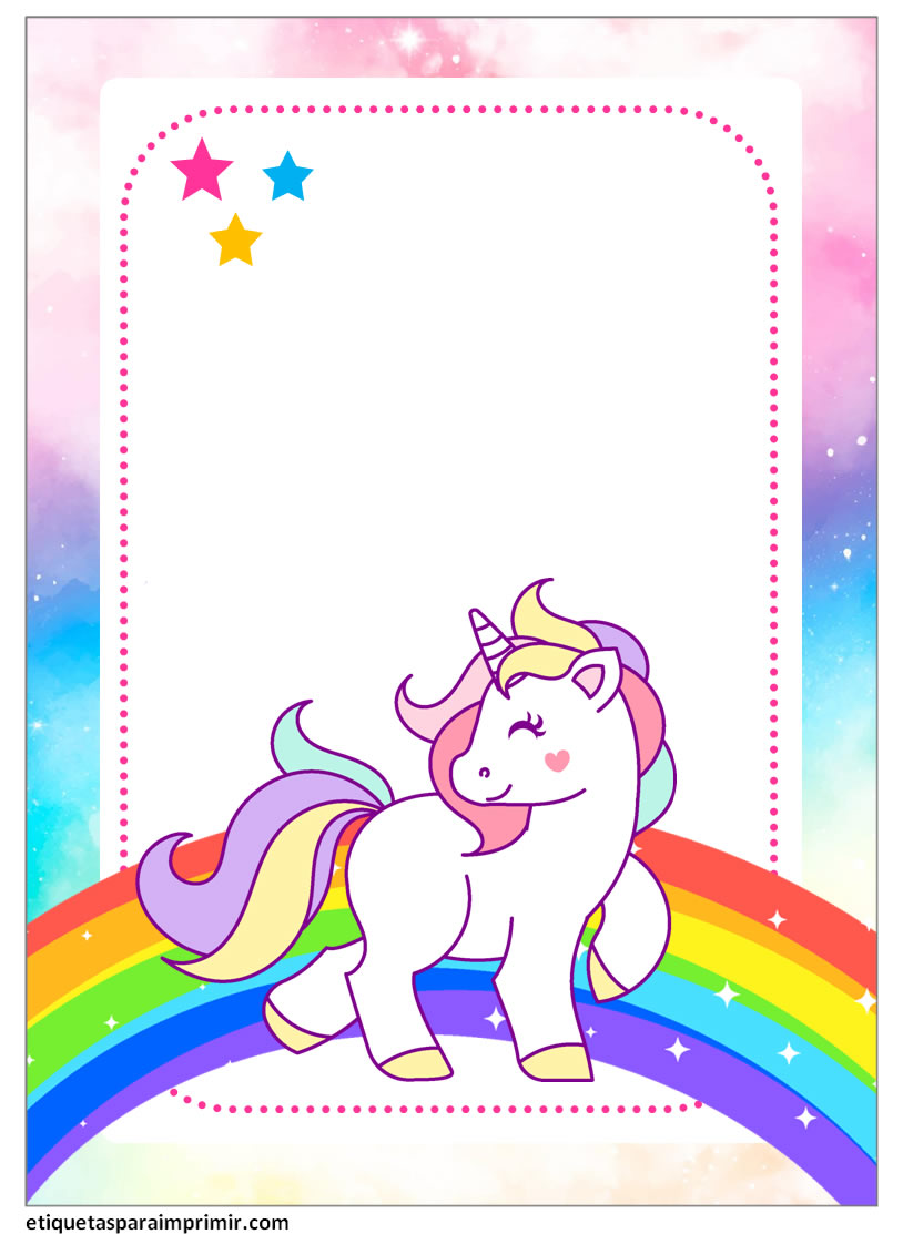 Tarjetas De Feliz Cumpleaños De Unicornio Para Imprimir Lo Mejor En