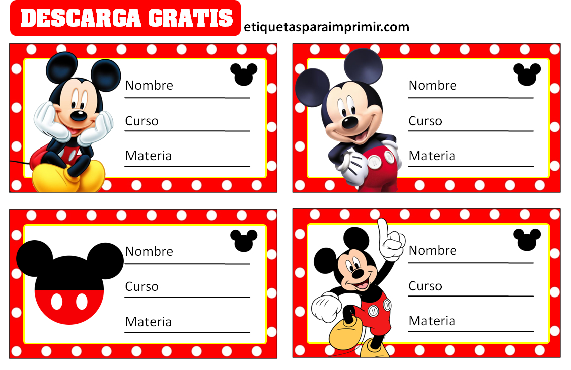 Imagenes De Minnie Mouse Roja Para Imprimir Gratis Pdf Gratis ...